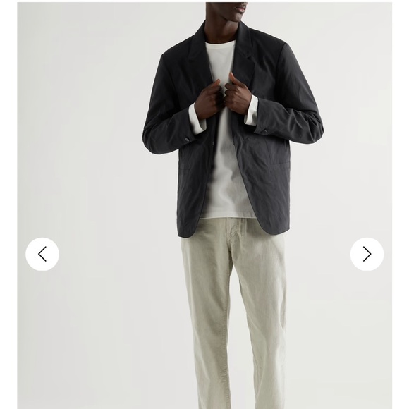 Frame Denim | Suits & Blazers | Frame Padded Shell Blazer In Black ...
